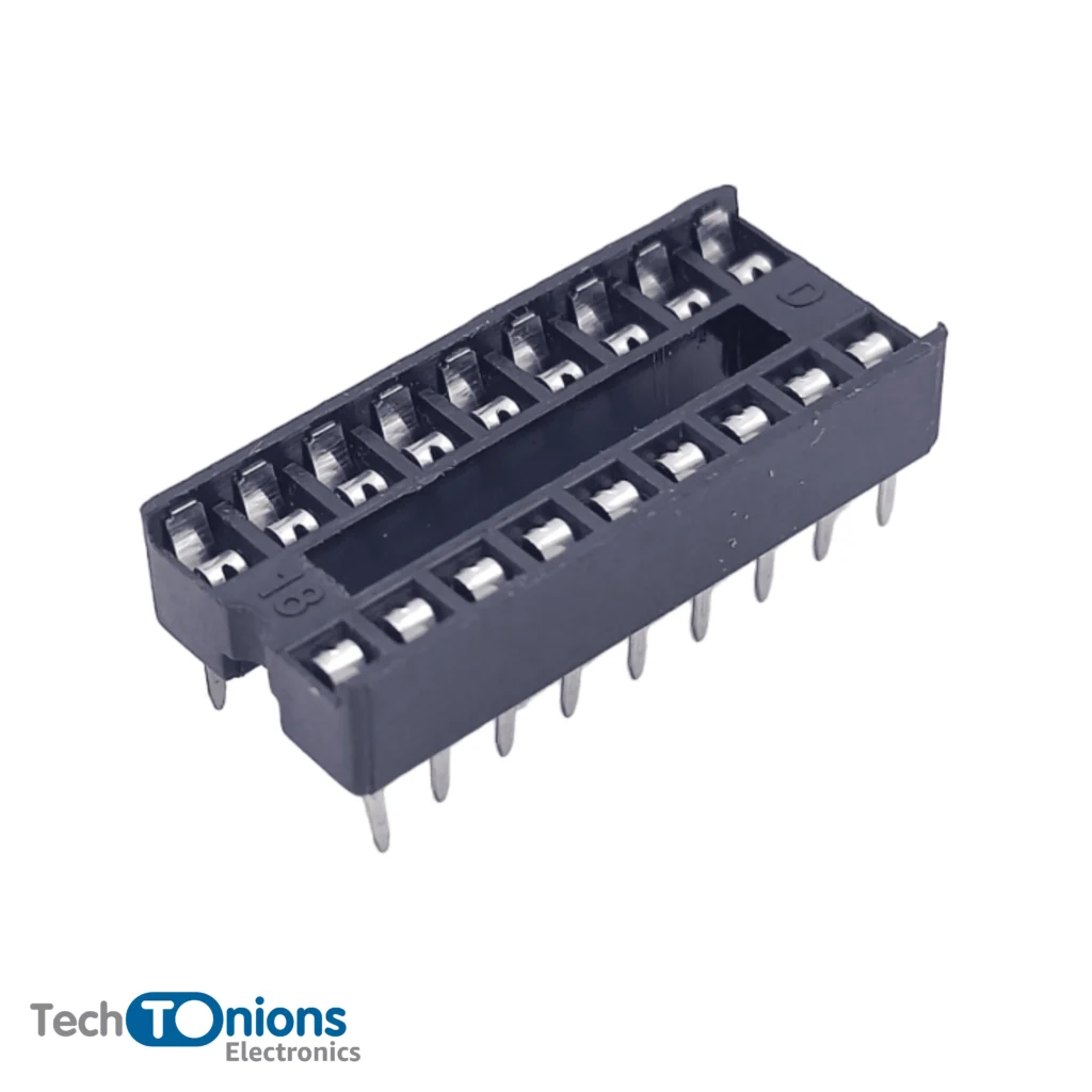 18 Pin IC Socket or DIP IC Base - TechTOnions.com